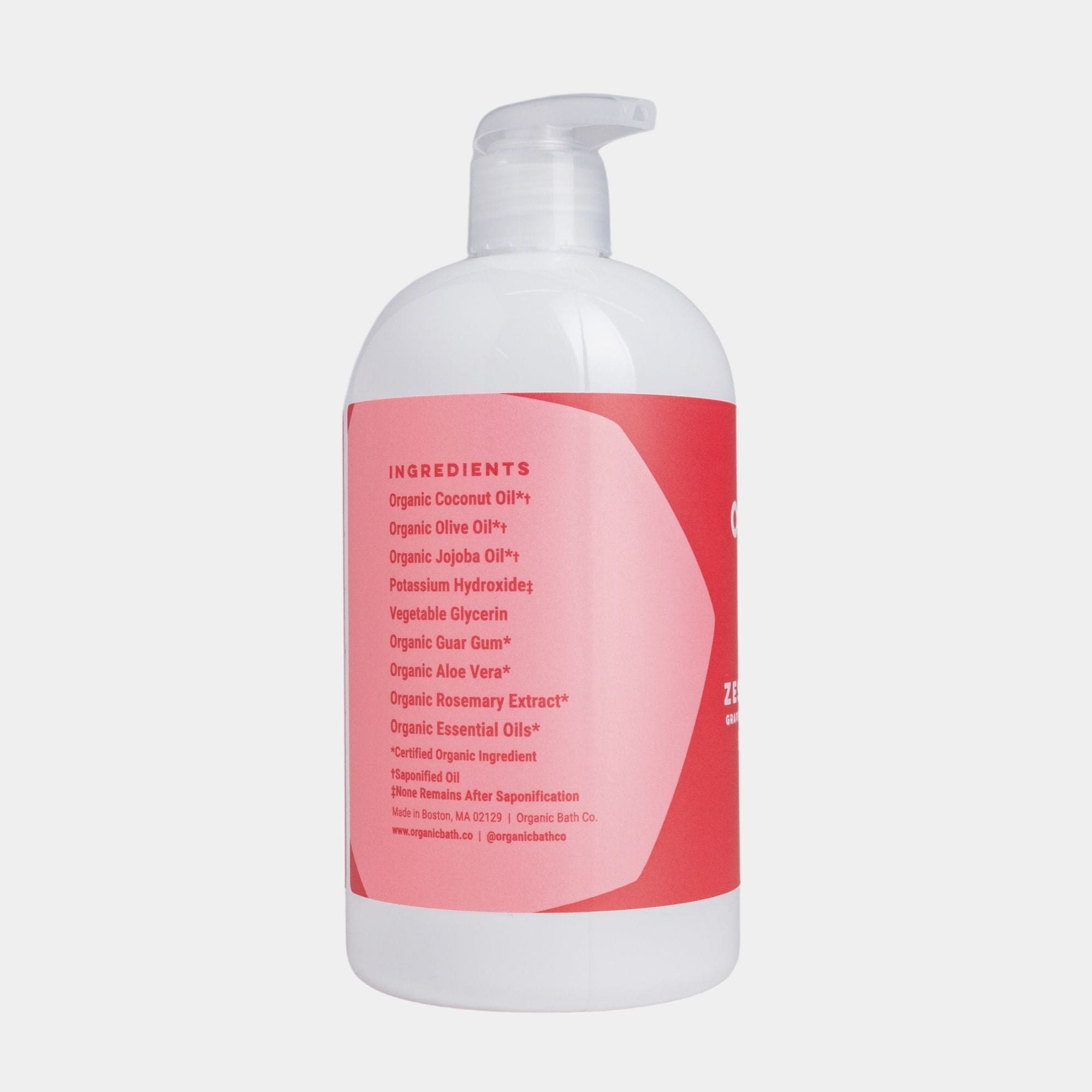 Zesty Morning Organic Body & Hand Wash